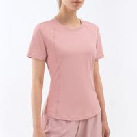 China Mesh Breathable Horse Riding Tops Women Eqestrian Sport Short Sleeve Base Layer for sale