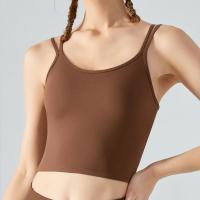 China Running Shock Proof Womens Sports Bra Vest Slim Shoulder Strap Bra for sale