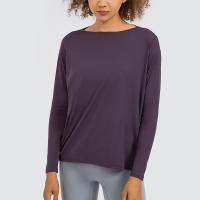 China Breathable Women's Long Sleeve Shirts Running Workout Performance Tee for sale