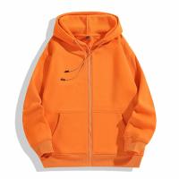 China Light Blue Zipper Horse Riding Hoodies Women's Sports Thickened Jacket for sale
