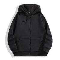 China Men'S Soft Fleece Hooded Sweatshirt With Pocket Casual Zip Up Athletic Hoodie for sale