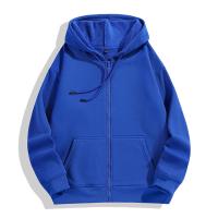 China Men'S Soft Fleece Hooded Sweatshirt With Pocket Casual Zip Up Athletic Hoodie for sale