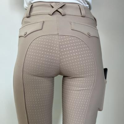 China XS XL Kids Equestrian Riding Pants Silicone Four Way Stretch for sale