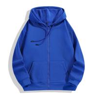 China 350g Cashmere Full Zipper Hooded Sweater Sports Casual Thickened Fitness Running for sale