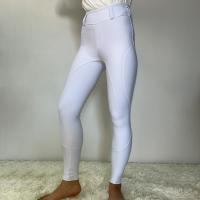 China White Arrow Girls Horse Riding Pants Tights Kids Equestrian With Pockets for sale