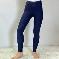 China Navy Equestrians Young Girls Horse Riding Pants Horseback With Full Seat Silicone for sale