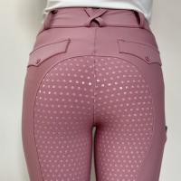 China Pink Classical Horse Riding Pants XXS Equestrian Breeches Quick Dry for sale