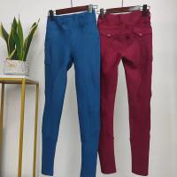 China Winter Fleece Arrow Women Silicone Horse Riding Pants With One Pockets for sale