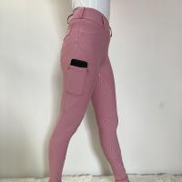 China Breathable XXS Pink Horse Riding Pants Equestrian Ladies Breeches for sale