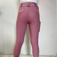 China Breathable XXS Pink Horse Riding Pants Equestrian Ladies Breeches for sale