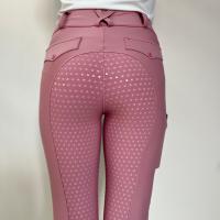 China Breathable XXS Pink Horse Riding Pants Equestrian Ladies Breeches for sale