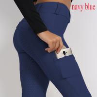 China Navy Grip Riding Gear Legging Equestrian Breeches With Pocket for sale