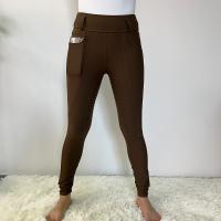 China Brown Top Fashion Horse Riding Trousers Women Equestrian Breeches for sale