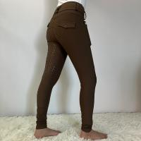 China Brown Top Fashion Horse Riding Trousers Women Equestrian Breeches for sale