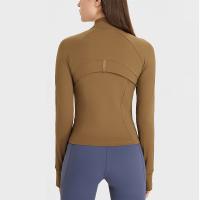 China Zipper Pocket Horse Riding Tops Stand Collar Equestrian Jackets With Thumb Hole for sale