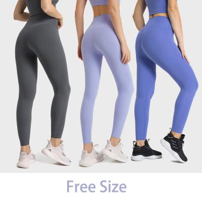 China Free Size Super Elastic Yoga Pants Hip Lifting Trackless Yoga Clothes Women for sale