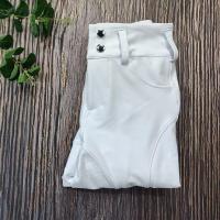 China XS 280gsm Elastic Silicone Horse Legging Women Button Riding Breeches for sale