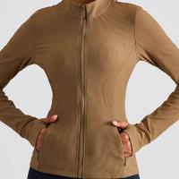 China Four Way Stretch Women Zipper Horse Riding Tops Jacket Standing Collar for sale