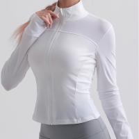 China Quick Dry Long Sleeve Horse Riding Jacket Pockets Full Zipper S XL Size for sale