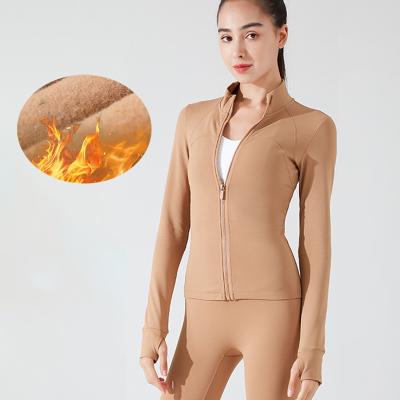 China Winter Warm Fleece Full Zipper Horse Riding Jackets Anti Pilling for sale