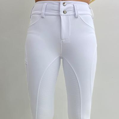 China Arrow Silicone Horse Riding Pants Women Tights Equestrian With Pockets for sale