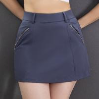 China Women Golf Tennis Skirt High Stretch Athletic Skorts Skirts With Zip Pockets for sale