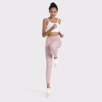 China Breathable High Elastic Yoga Set Clothes Nylon Leggings And Sports Bra for sale