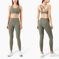 China FP High Intensity Workout Clothes Breathable Matching Yoga Pants And Sports Bra for sale
