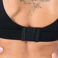 China Nylon Plus Size Strappy Back Bra Breathable Oversize Crop Top Training Bra for sale