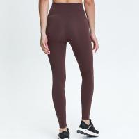 China High Waisted Size XXL Yoga Pants Nylon No T Line With Pocket for sale