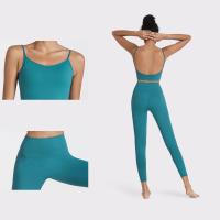 China Quick Drying 2 Piece Yoga Outfit Moisture Wicking Nude Women'S Yoga Clothing Set for sale