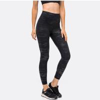 China Ink Dye Patterned Yoga Leggings Pro Skin High Stretch Breathable Gym Pants for sale