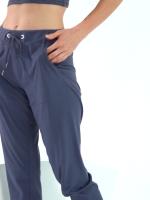 China Womens Stretch Workout Pocket Yoga Pants Straight Beam Foot for sale