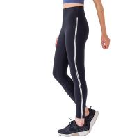 China Side Seam Yoga Pants Capri Leggings Printed Nude High Waisted for sale
