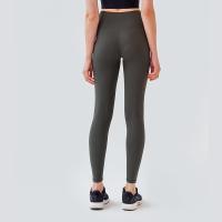 China Side Seam Yoga Pants Capri Leggings Printed Nude High Waisted for sale