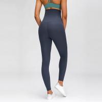 China High Stretch Pregnant Women Yoga Pants Nylon Wrapped Maternity Workout Leggings for sale