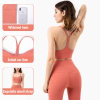 China NULS Breathable Womens Sports Bra Y Shaped Nude Color Small Sling for sale