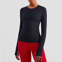 China Wholesale Horse Riding Tops / Ladies Long Sleeve Base Layer With Thumb Cuff for sale