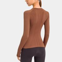 China Stretchable Equestrian Riding Tops Anti pilling Womens Long Sleeve Base Layer for sale