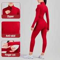 China Long Sleeve Full Zip Base Layer Horse Riding High Neck Equestrian Show Shirt for sale