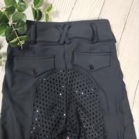 China Full Seat Silicone Horse Riding Pants / Equestrian Leggings With Phone Pocket for sale