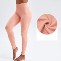 China Peach Rib Seamless Butt Lifting Leggings Workout Pants Naked Feeling for sale