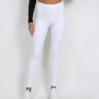 China White Horse Riding Pants Full Seat Silicone Anti Pilling Womens Equestrian Breeches for sale