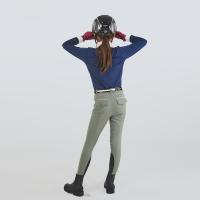 China Anti Pilling Horse Riding Breeches Knee Seat Kids Childrens Riding Leggings for sale