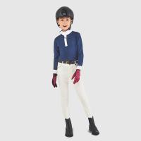 China Anti Pilling Horse Riding Breeches Knee Seat Kids Childrens Riding Leggings for sale