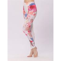 China OEM Custom Push Up Patterned Yoga Pants Fitness Colorful High Wasited for sale