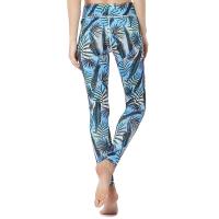 China Custom Color Elastic Sewing Patterned Yoga Pants Active Stretch For Women for sale