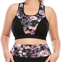 China 3XL Plus Size Workout Clothes Set Moisture Wicking Oversize 3 Piece Yoga Set for sale