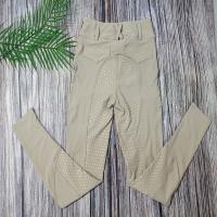 China Anti Pilling Equestrian Leggings Khiki Riding Breeches With Phone Pocket for sale