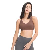 China Moisture Wicking 220gsm Breathable Yoga Bra Y - Back S M L Size for sale